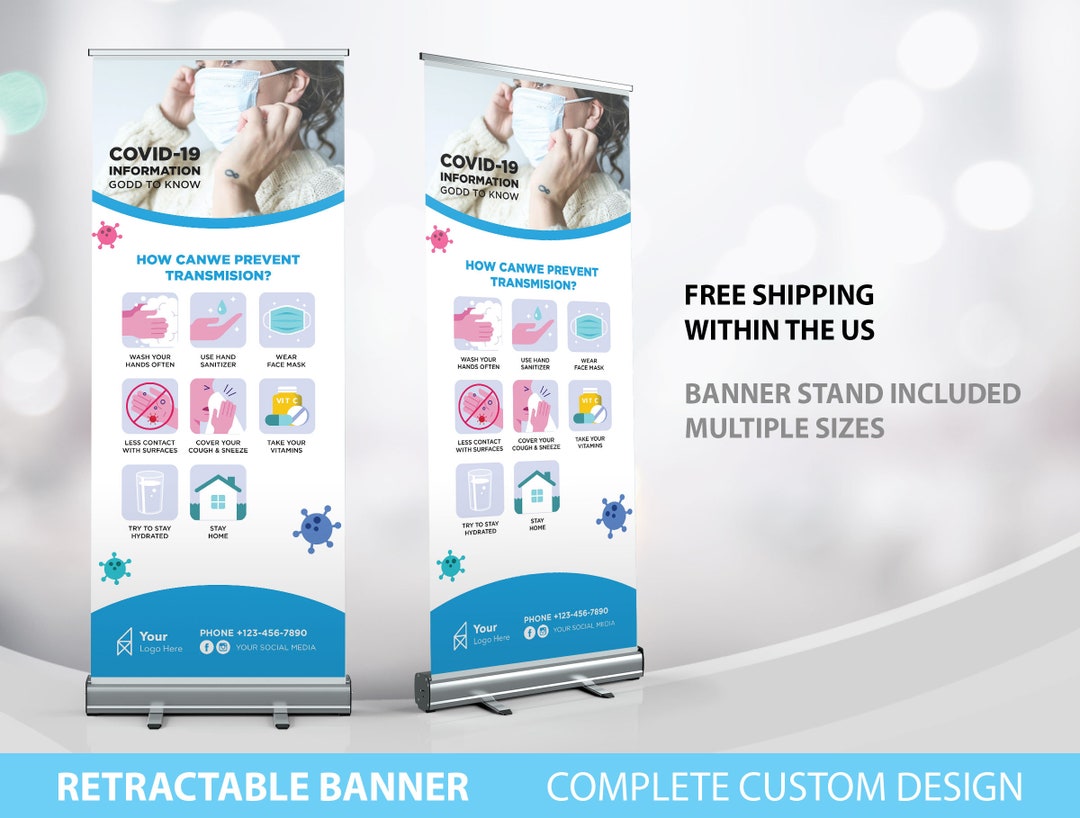 Retractable Banner, Safety Guidelines, Safety Rules, Safety Sign Social ...