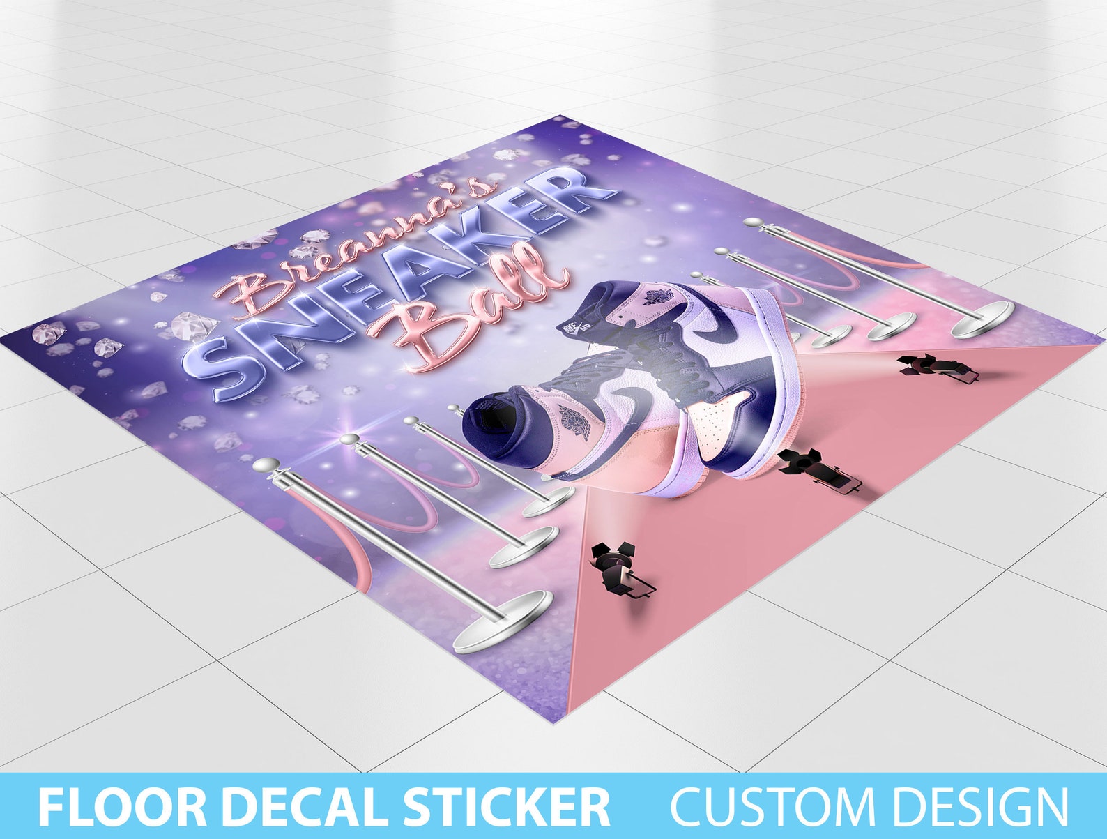 Custom Floor Decal Sticker Removable Sticker Vinyl Floor - Etsy
