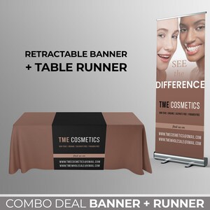 Custom Retractable Banner, Table Runner, Pop up Shop, Pop up Shop ...