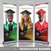 Graduation Banner, Prom Banner, Custom Retractable Banner, Roll up ...