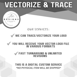 Logo Vectorization Service, Vectorize Logo, Trace Custom Logo - Etsy