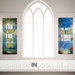 Scripture Sanctuary Banners, Set of 4 Church Banners, Church Banner Set ...