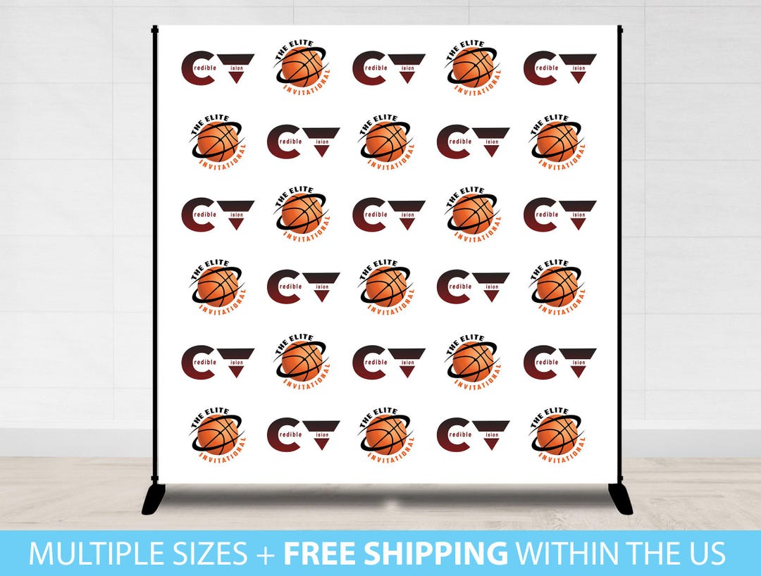 Sport Backdrop Banner, Sport Event Step and Repeat Backdrop Background ...