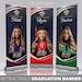 Graduation Banner, Prom Banner, Custom Retractable Banner, Roll up ...