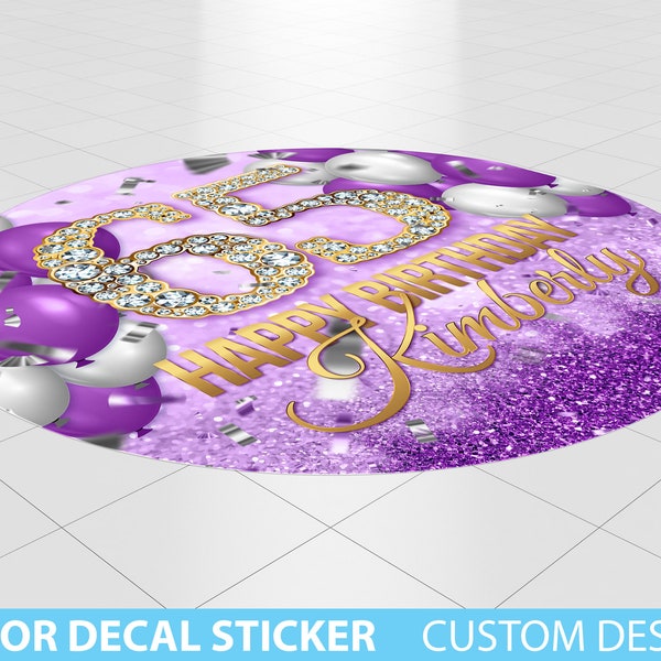 Large Circle Decal - Etsy