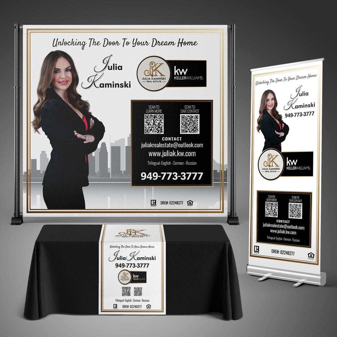 Custom Business Bundle, Event Marketing Display, Pop up Shop Bundle ...