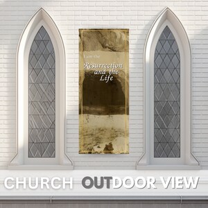 Scripture Sanctuary Banners, Set of 4 Church Banners, Church Banner Set ...