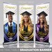 Graduation Banner, Prom Banner, Custom Retractable Banner, Roll up ...