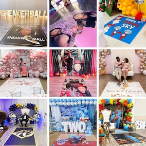 Custom Floor Decal, Adhesive Custom Printed Floor Banner, Birthday ...