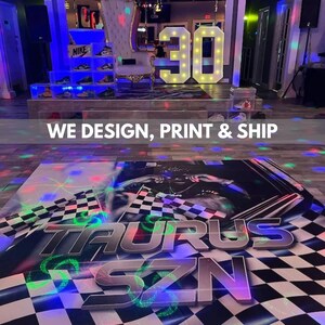 Custom Floor Decal, Adhesive Custom Printed Floor Banner, Birthday ...