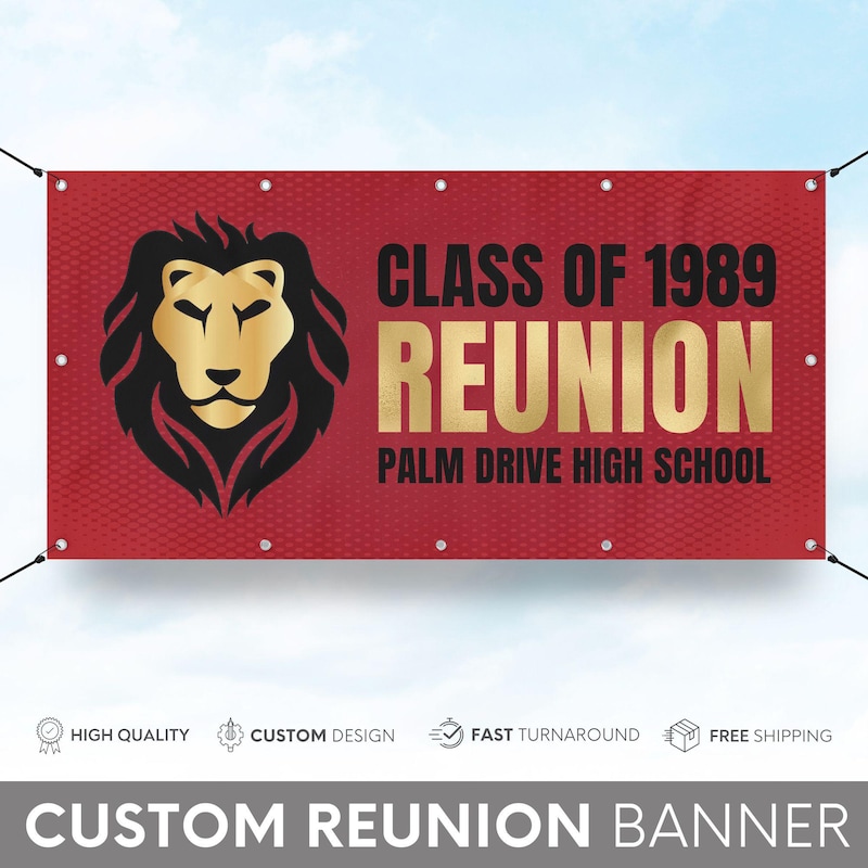 Reunion Banner - Etsy