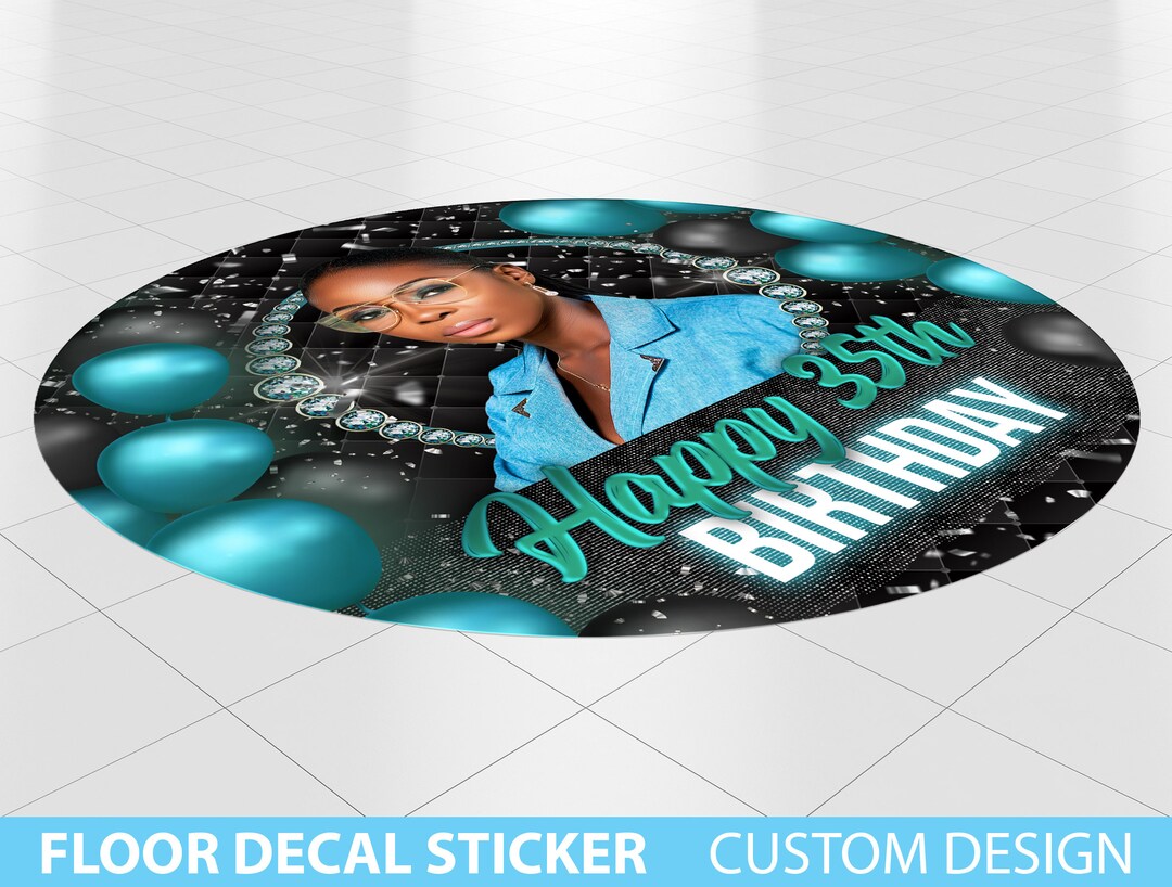 ROUND Circle Floor Decals, Round Floor Decal, Circular Printed Floor ...