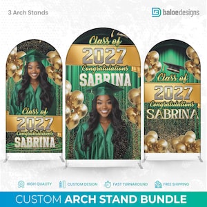 Graduation Custom Arch Bundle, 3 Piece Arch Stand Backdrop Stand, Arch ...