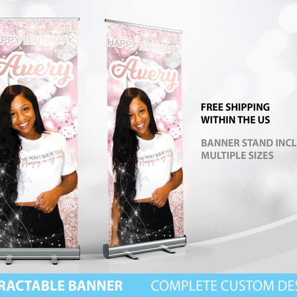Retractable Banner Birthday - Etsy