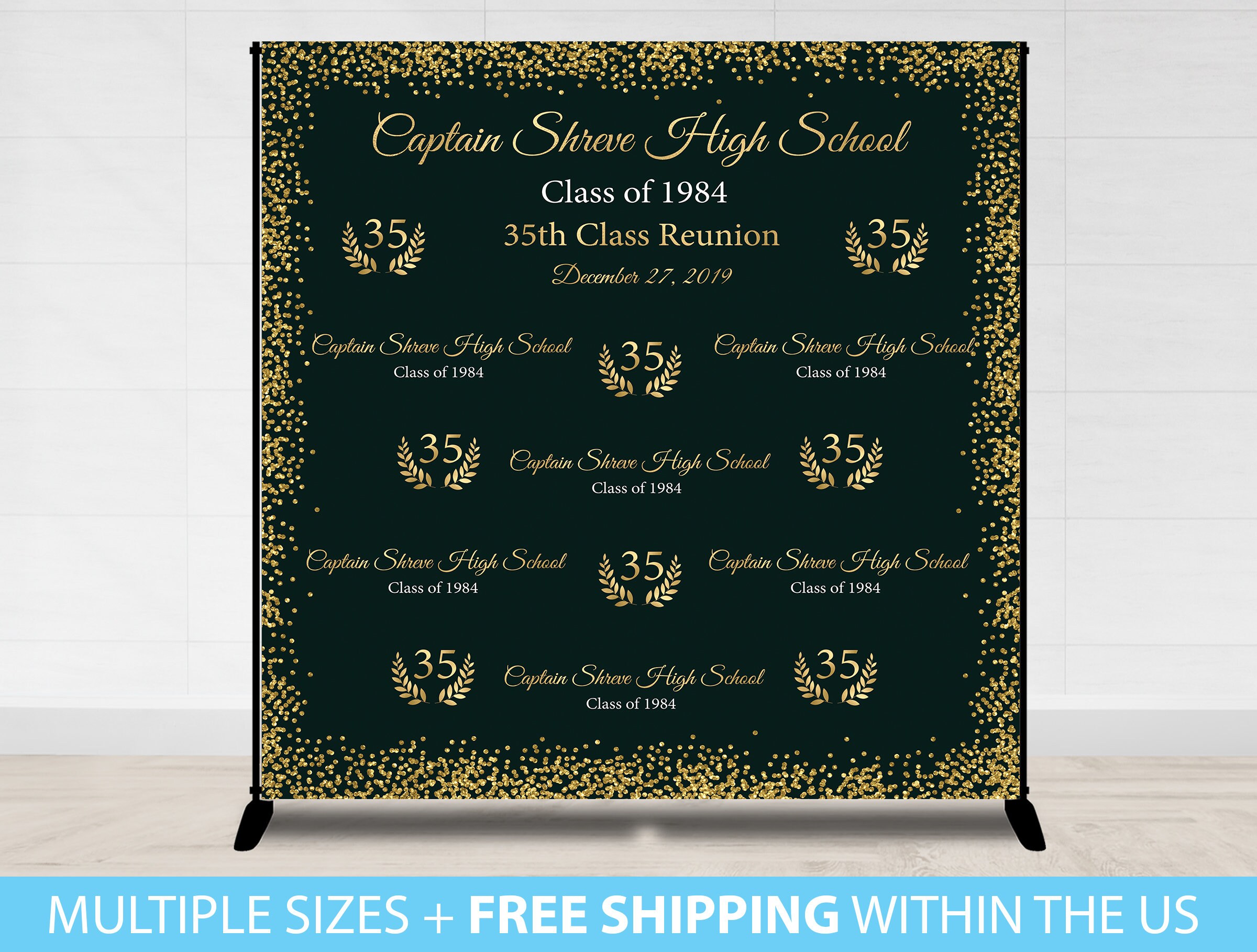 Class Reunion Backdrop Banner Reunion Step and Repeat High | Etsy