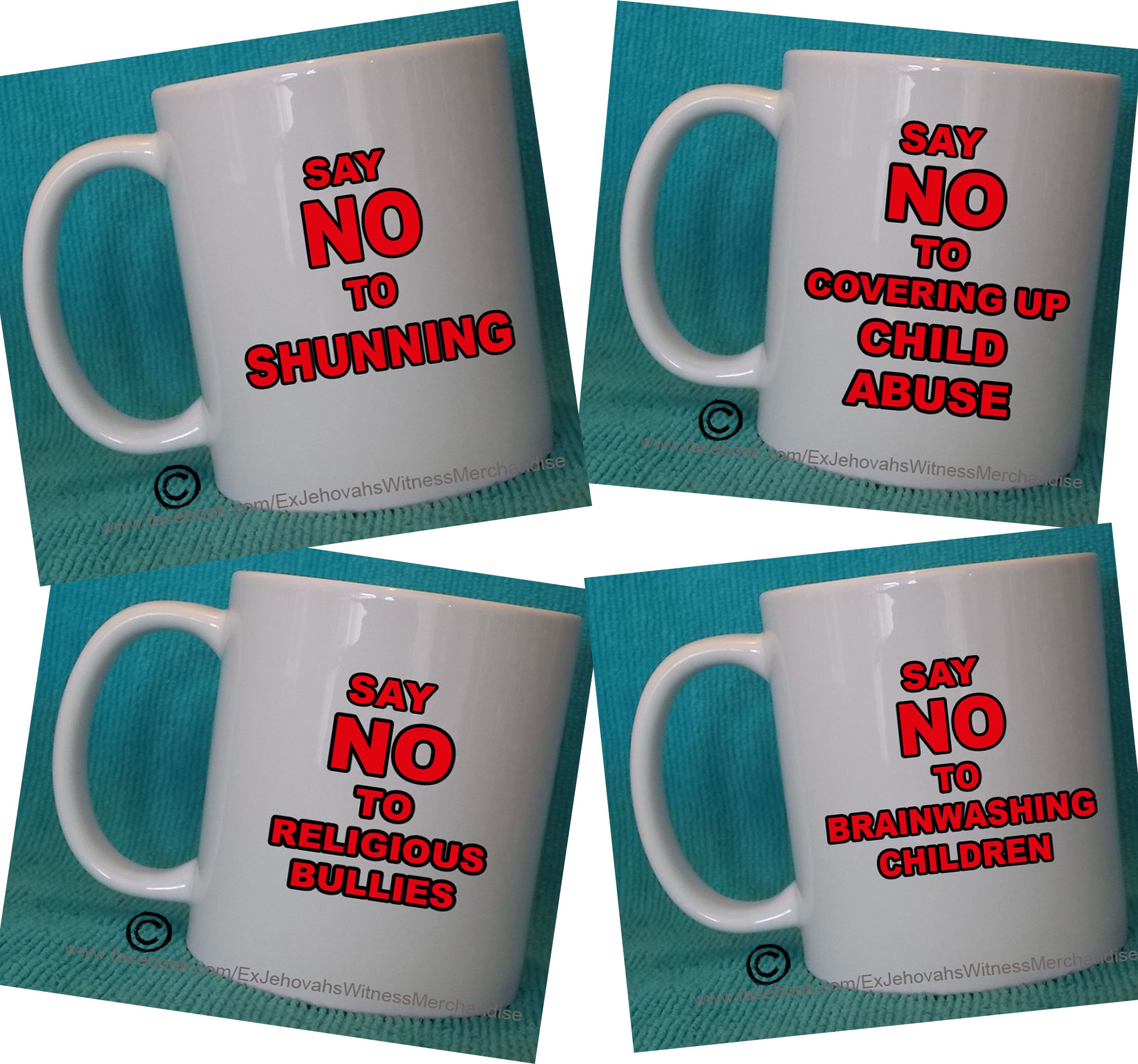 Say No Ex-jw Mugs Say No to Shunning XJW APOSTATE Mugs - Etsy