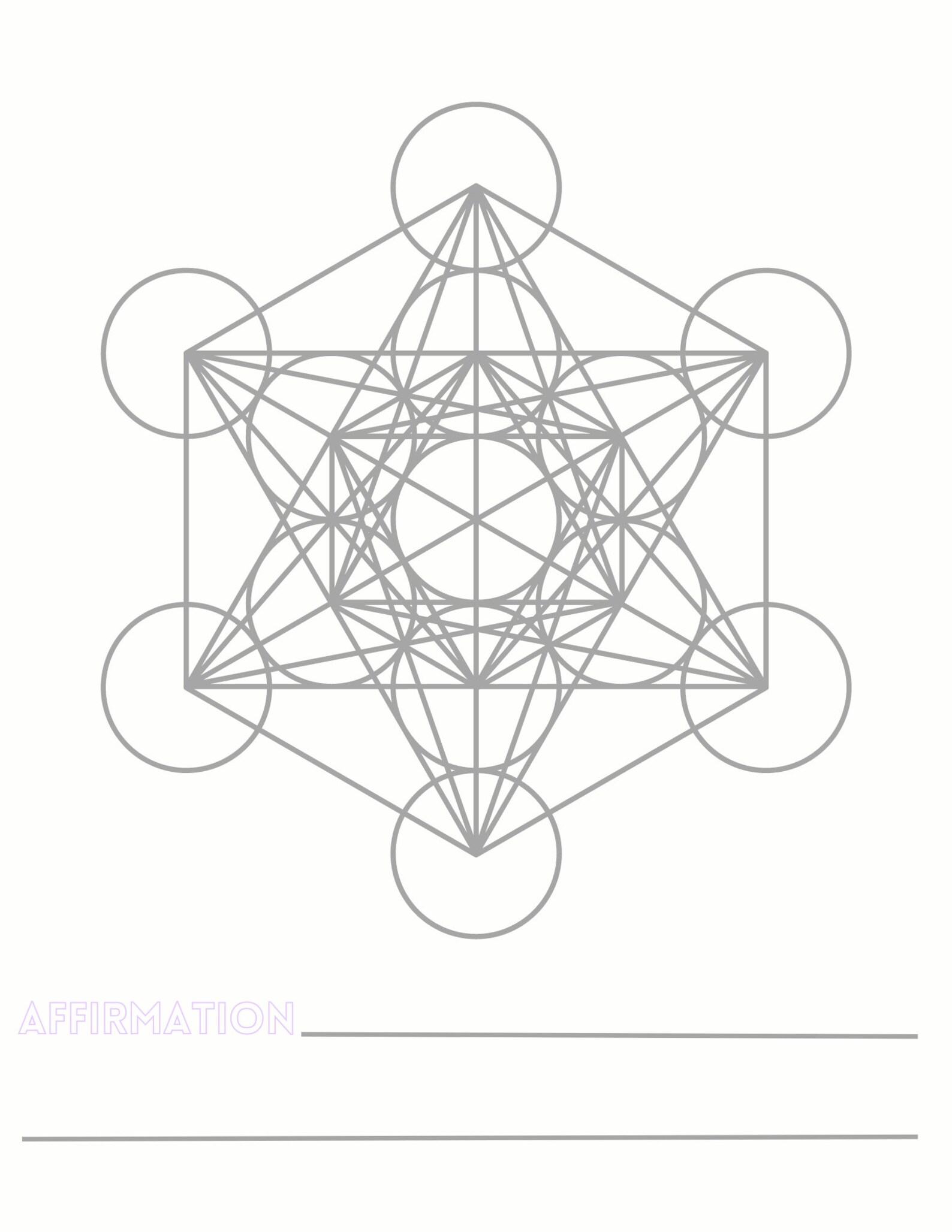 Sacred Geometry Coloring Digital Book - Trace and Color to Manifest ...