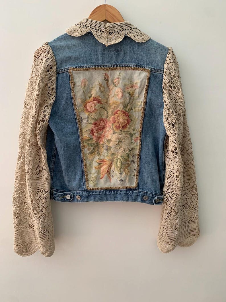 Upcycled Jean Jacket - Etsy