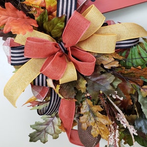 Welcome Fall Wreath, Door Decor for Fall, Fall Wreath, Autumn Door ...