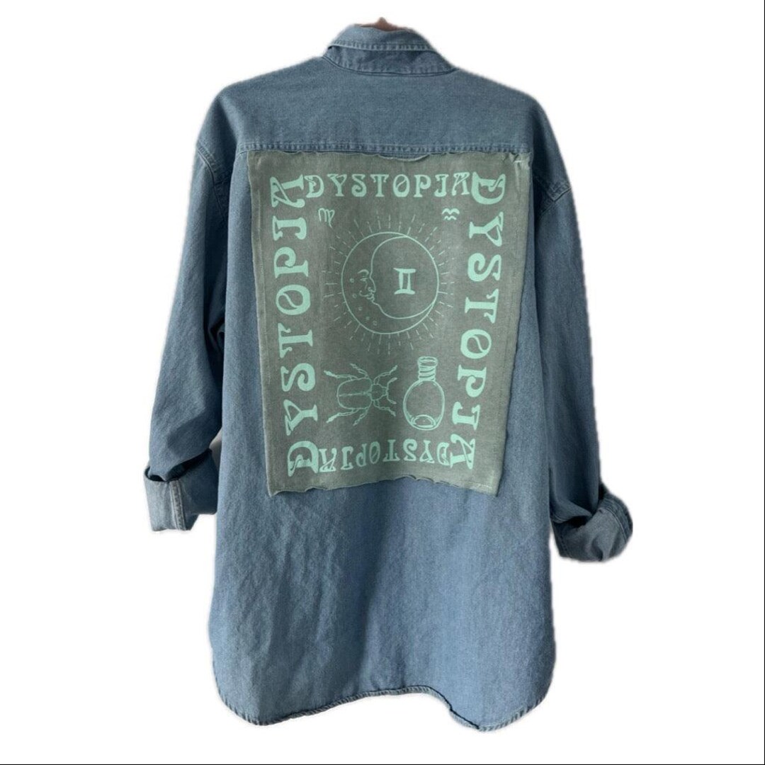 Dystopia Button Down - Etsy