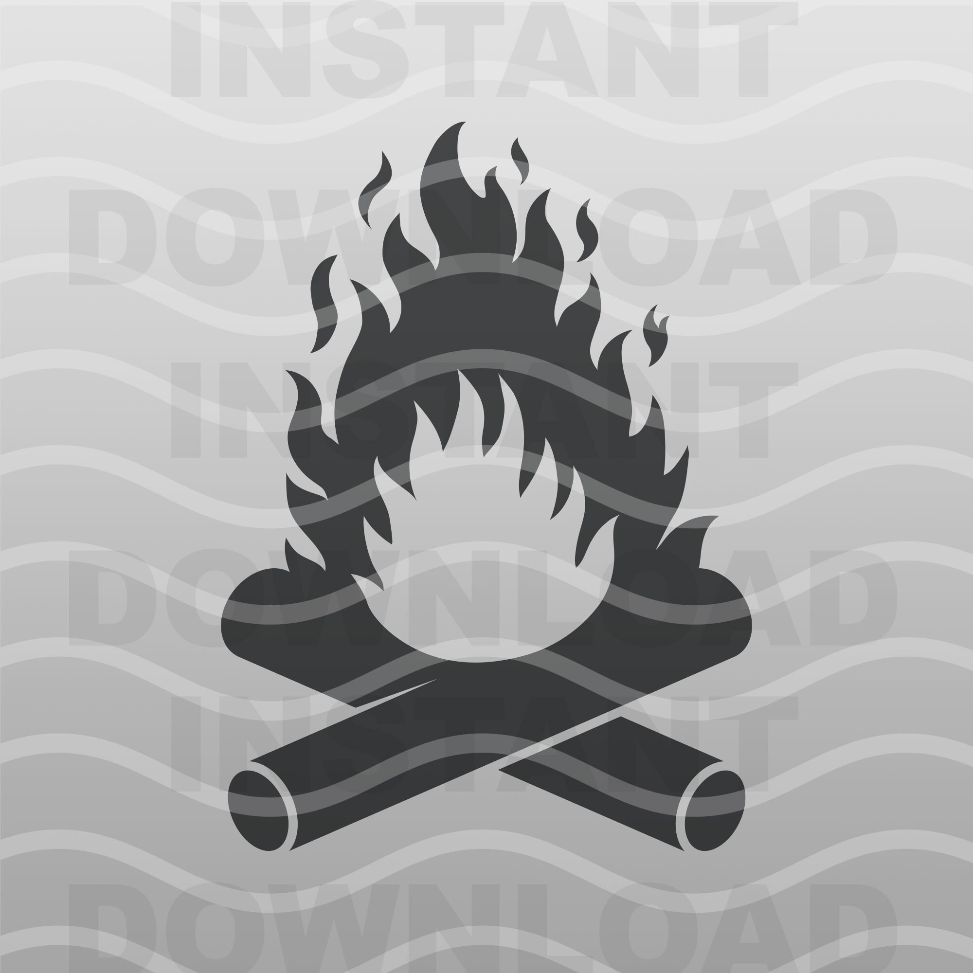 Camping Fire SVG Cricut File Camp Forest Silhouette Clip Art - Etsy