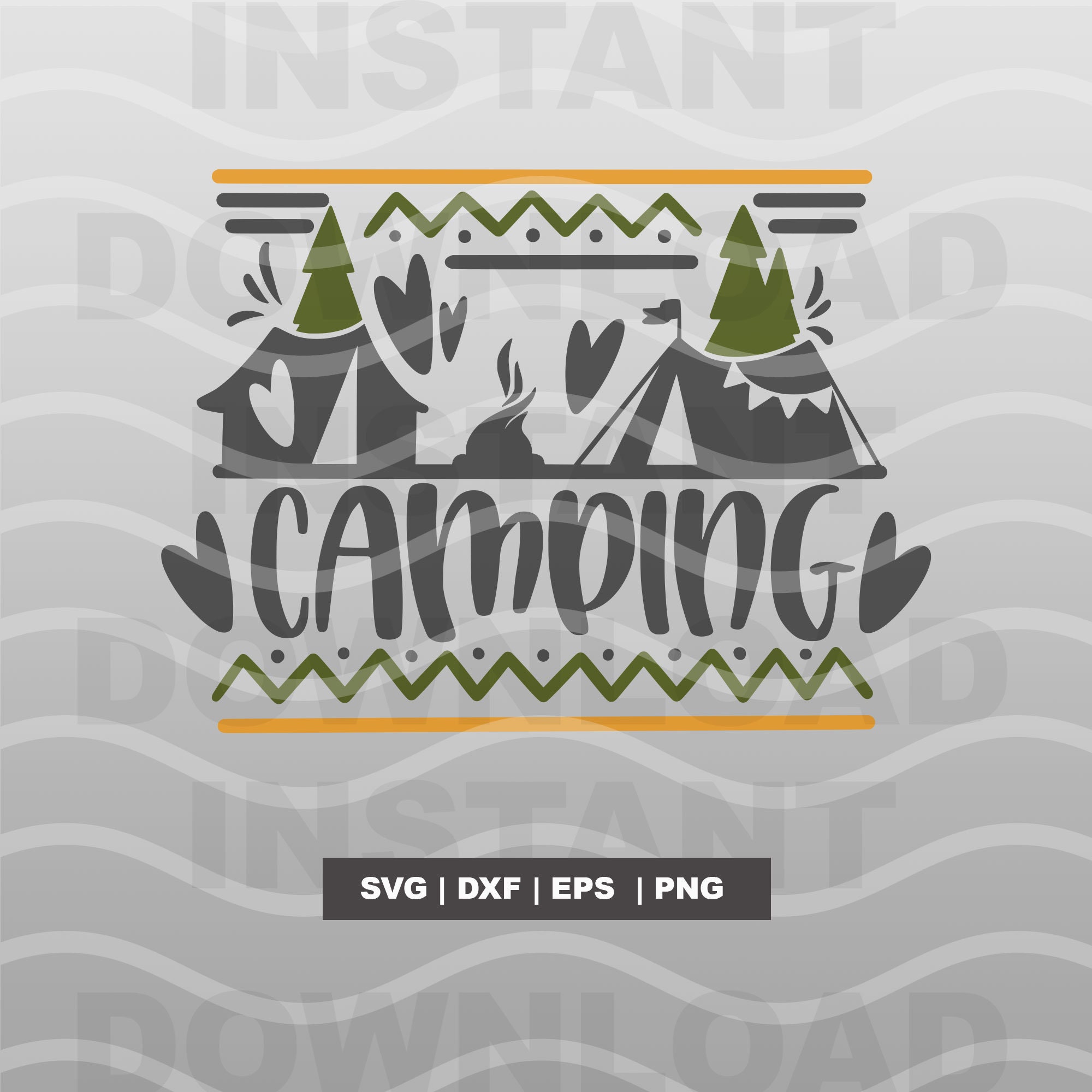 Camping SVG Cricut File Camp Silhouette Clip Art Campsite - Etsy