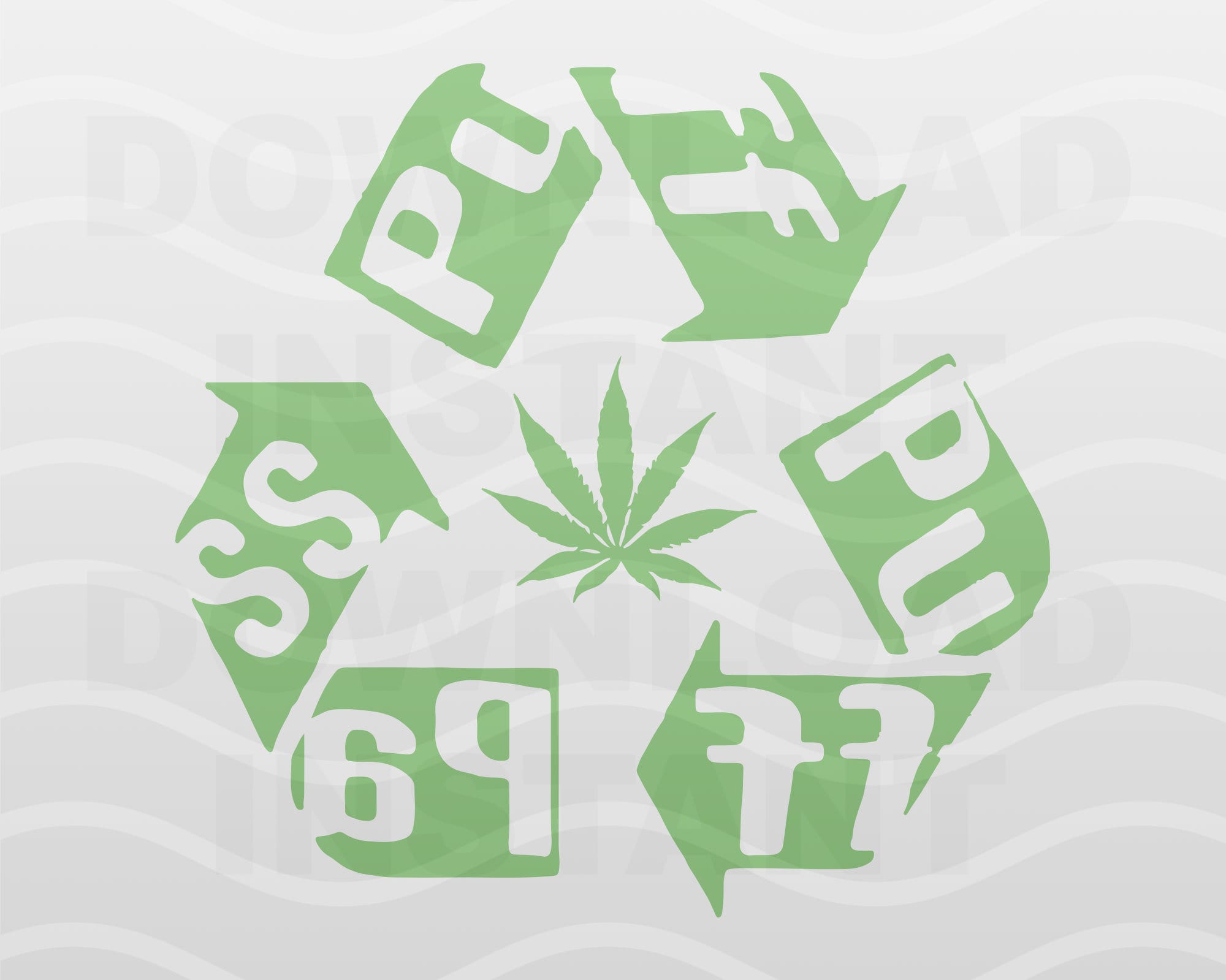 Puff Puff Pass SVG Weed 420 the Marijuana Joint Cut File - Etsy