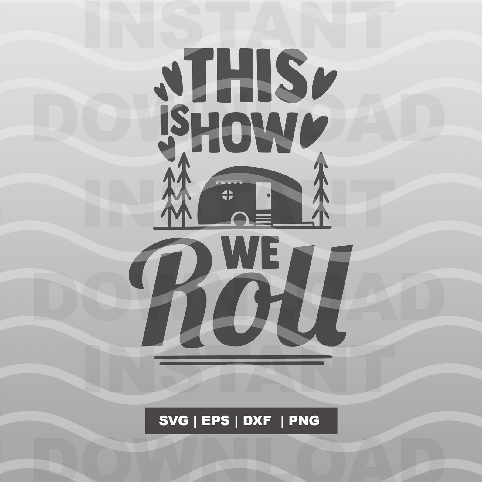 Trailer Park SVG Campground Camp-site Roadtrip Hiking Trip - Etsy