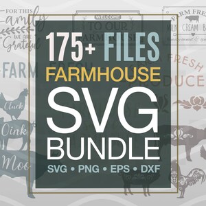 Our Upcycled Life SVG Farmhouse Bundle SVG Farm Sign File Farmer Style ...