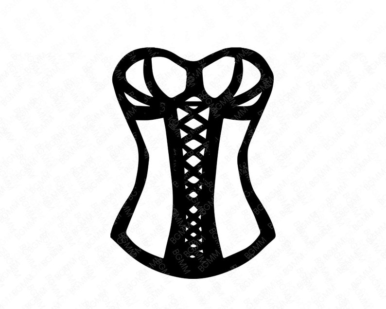 Corset SVG - Etsy