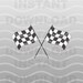 Checkered Flag SVG Cut File - Car Racing Design Silhouette - Nascar ...