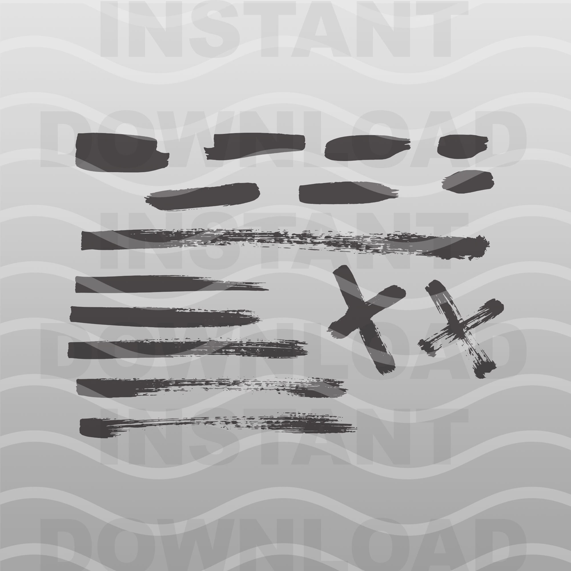 Paint Stroke SVG Painting Brush Strokes Cut Files | Etsy