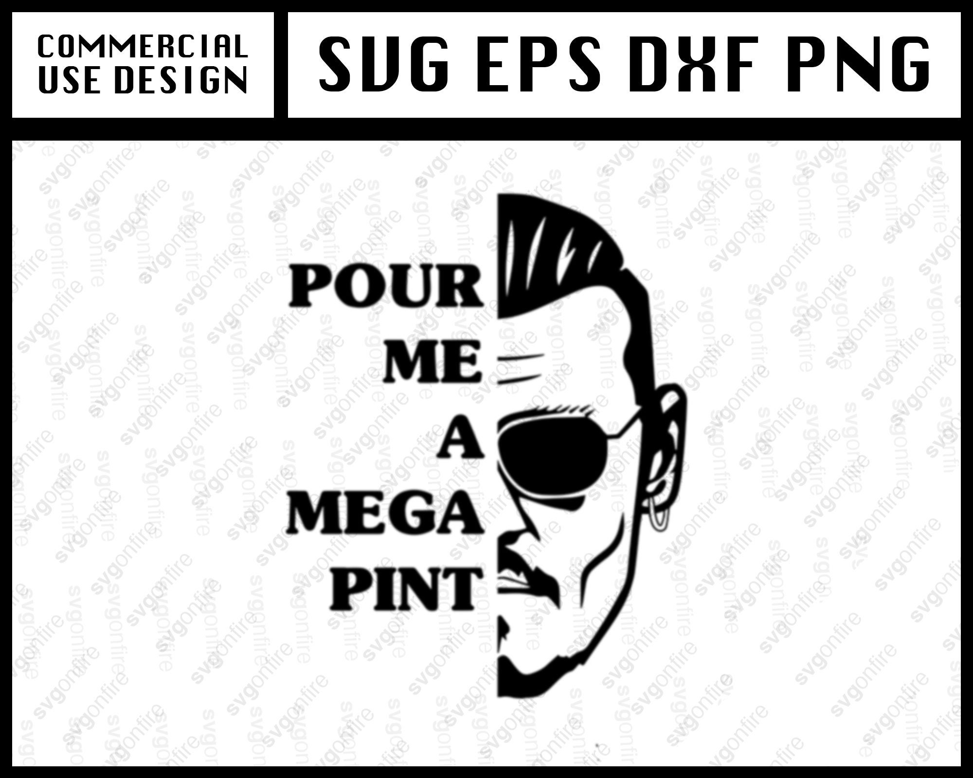 Megapint SVG Hearsay Brewing Company PNG Johnny Trial SVG - Etsy