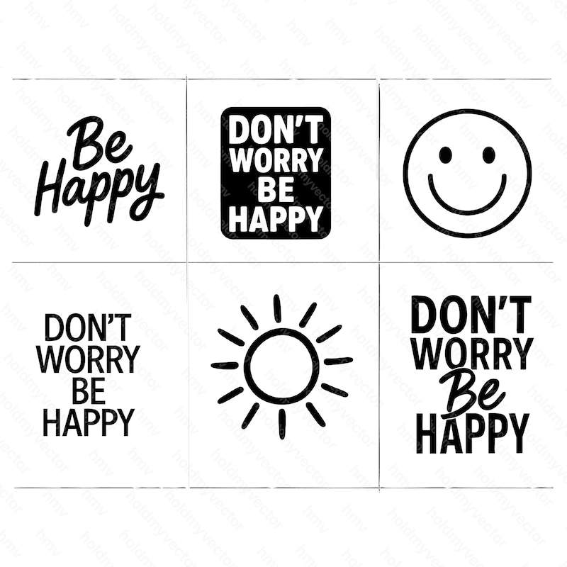 Dont Worry Be Happy Images - Etsy