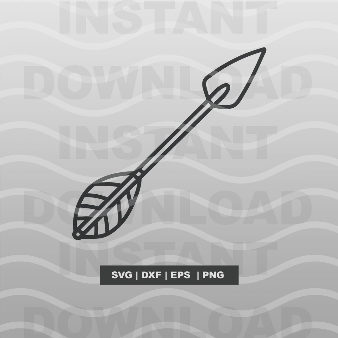 Vector Arrow Outline SVG File - Arrows Silhouette Clip Art - Camping ...