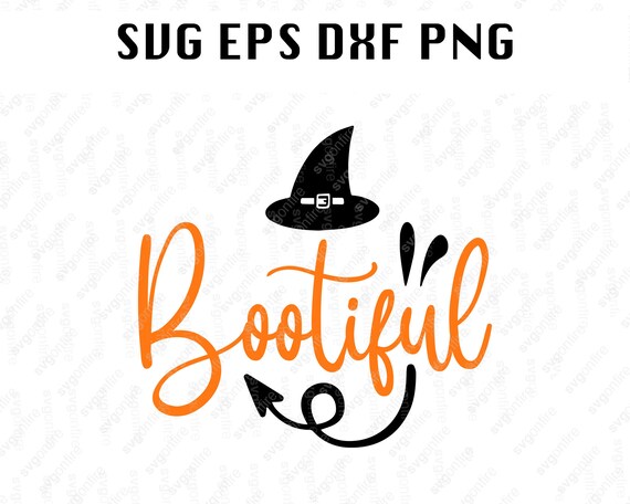 Bootiful SVG Boo SVG Halloween SVG - Etsy