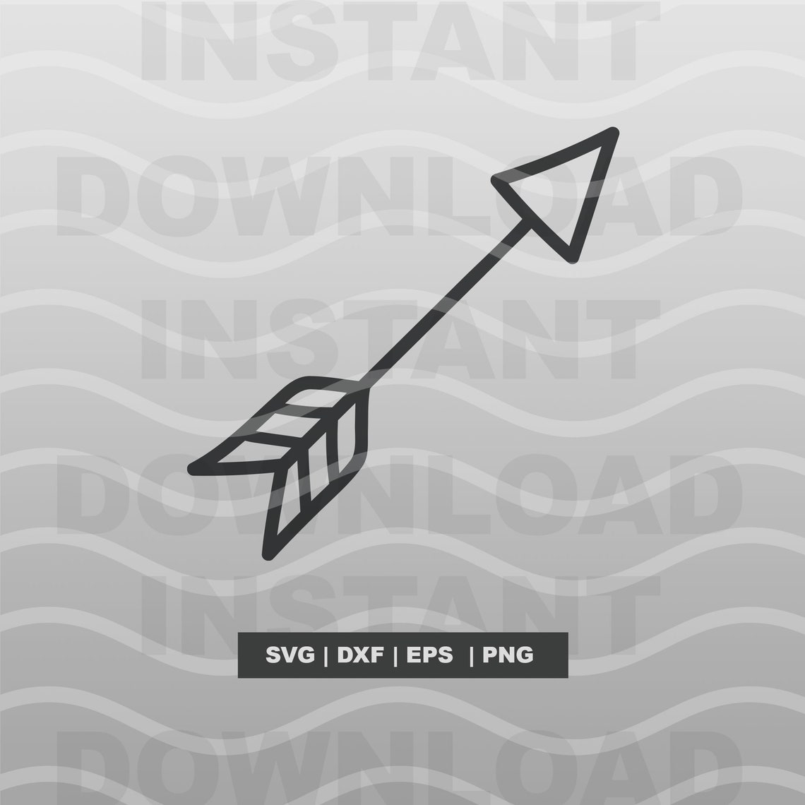 Vector Arrow SVG File Forest Arrows Silhouette Clip Art | Etsy