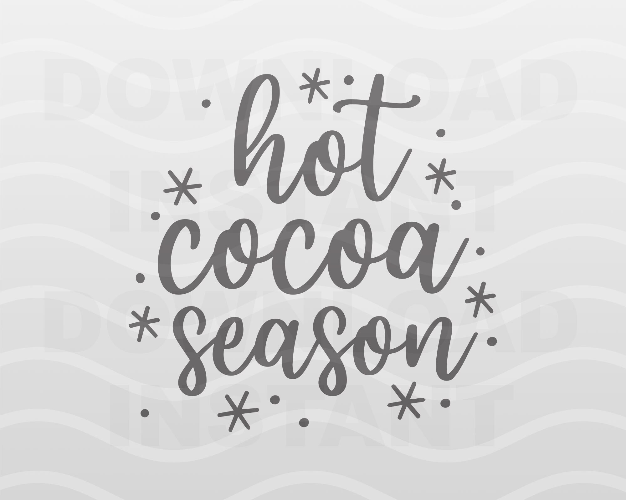 Hot Cocoa Season SVG | Christmas Winter | Cricut Cut File | Eps Dxf Png ...