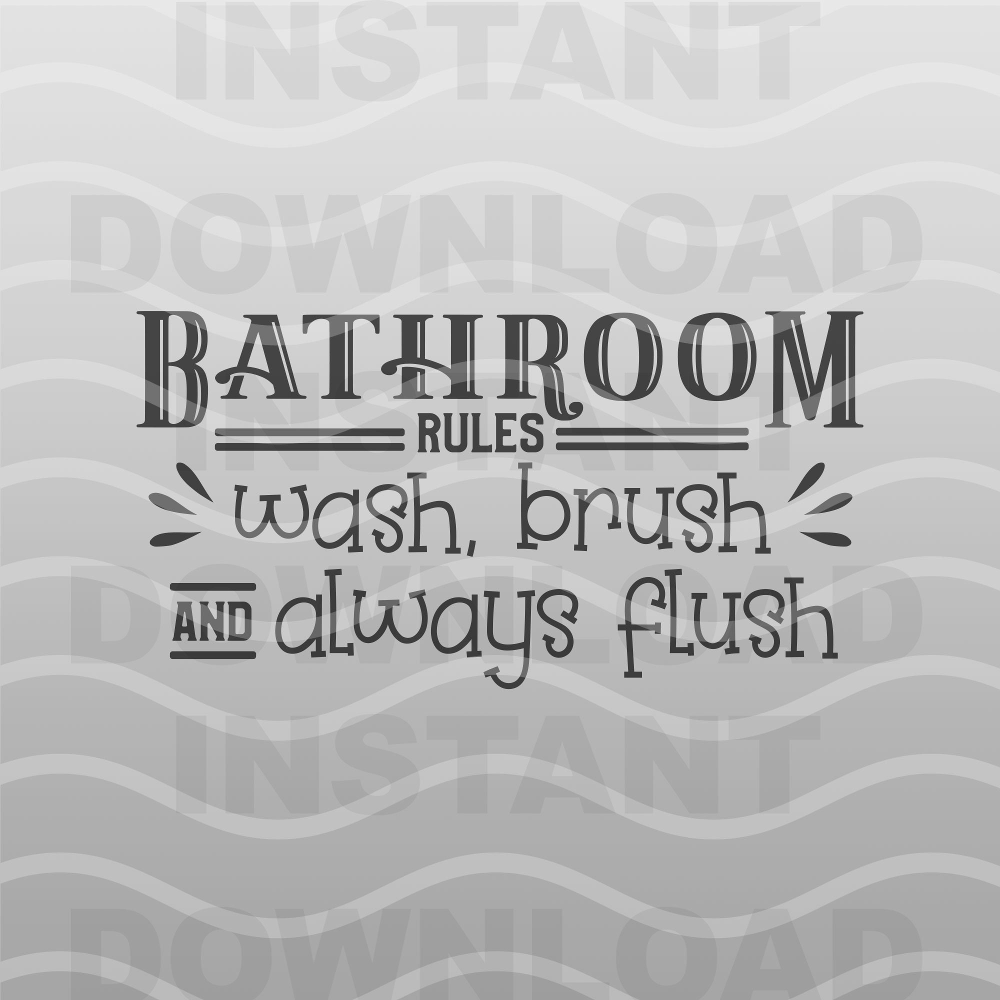Rest Room SVG Use the Restroom Silhouette Funny Toilet - Etsy