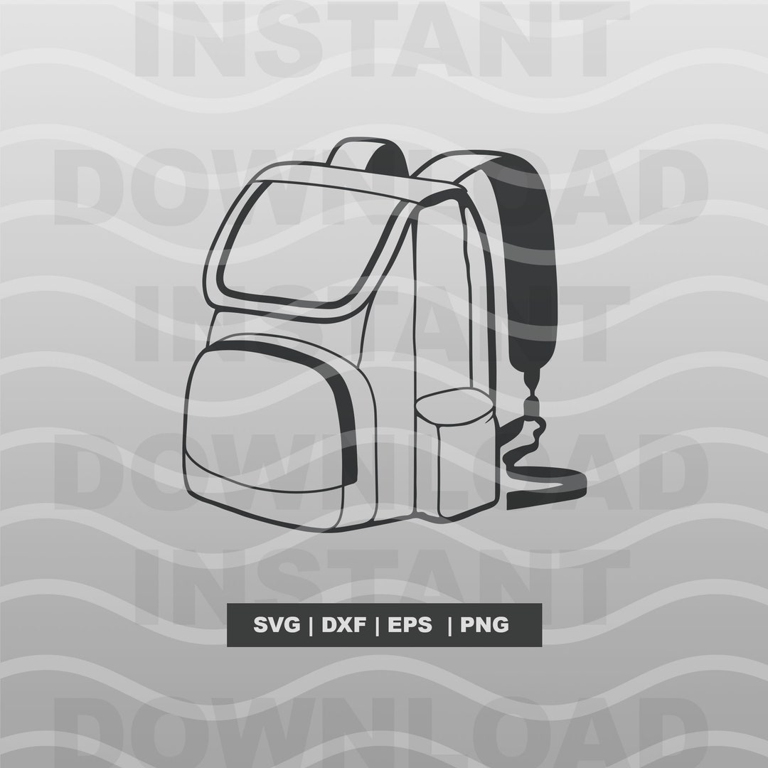 Travelbag SVG - Travel Bag Sack - Traveling School Book Carrier ...