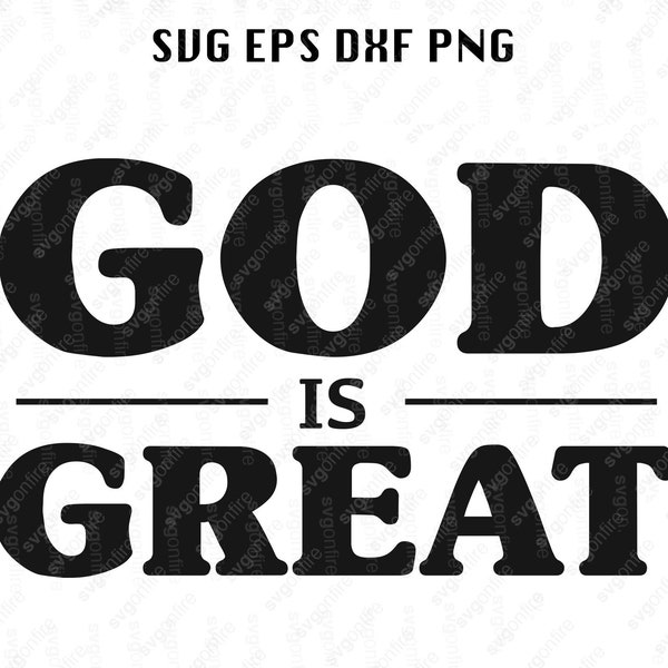 God is Greater Dxf - Etsy
