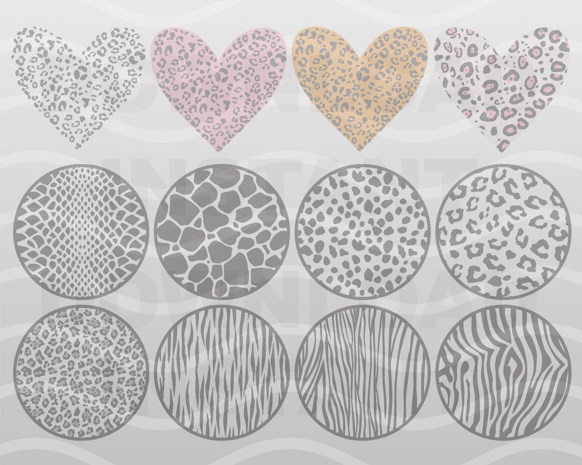 Cheetah SVG Bundle Over 70 Files Print Alphabet Circle - Etsy