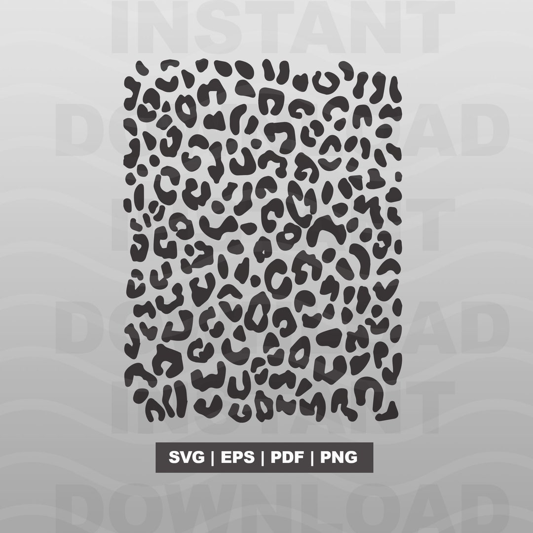 Cheetah Print SVG, Leopard Print SVG, Animal Print, Leopard Print Svg ...