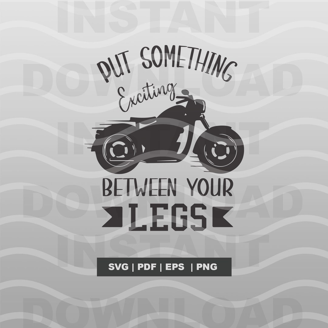Motorcycle SVG - Funny Biker Cricut Cut File - Moto Bike Humor Clipart ...