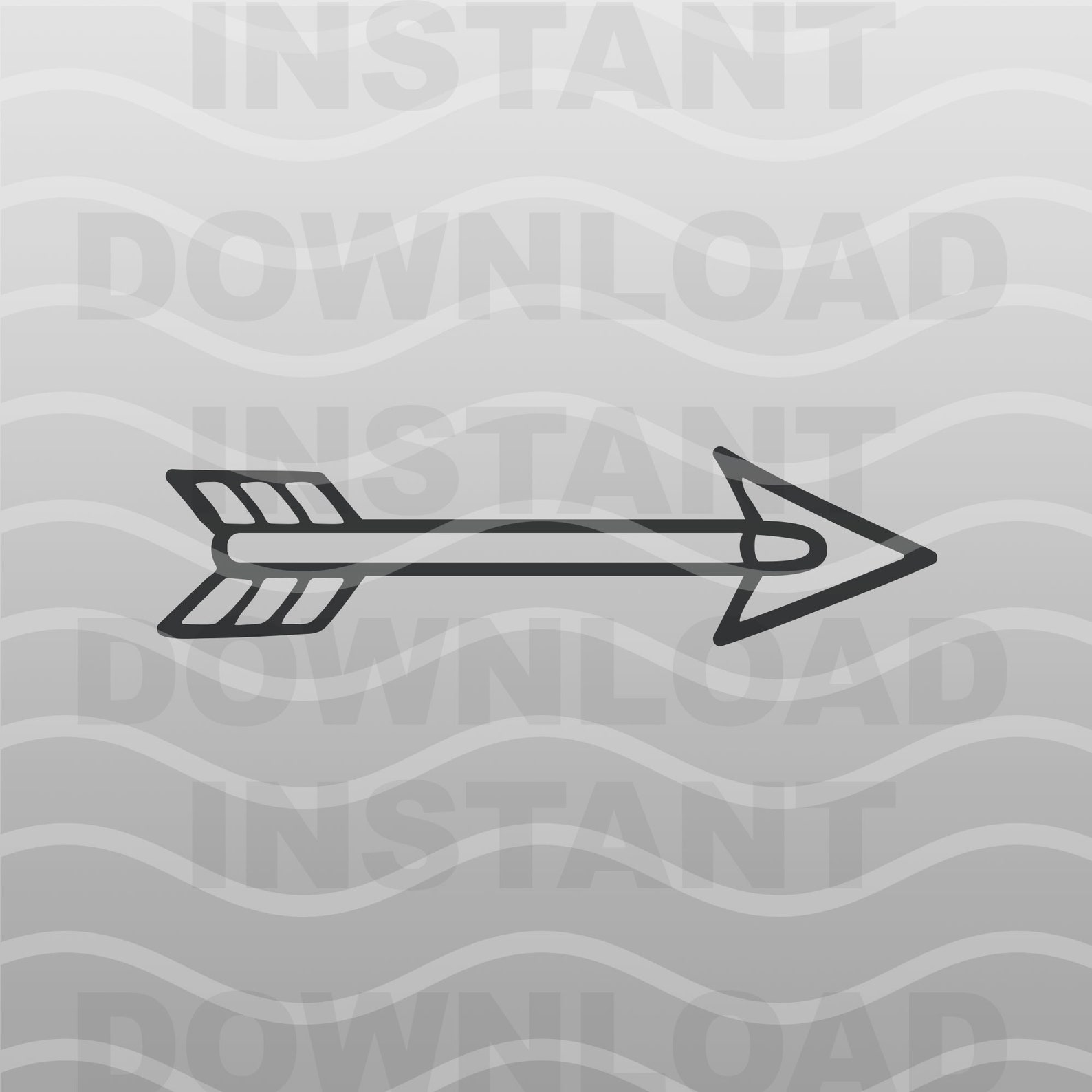 Arrow Outline SVG File Forest Arrows Silhouette Clip Art - Etsy