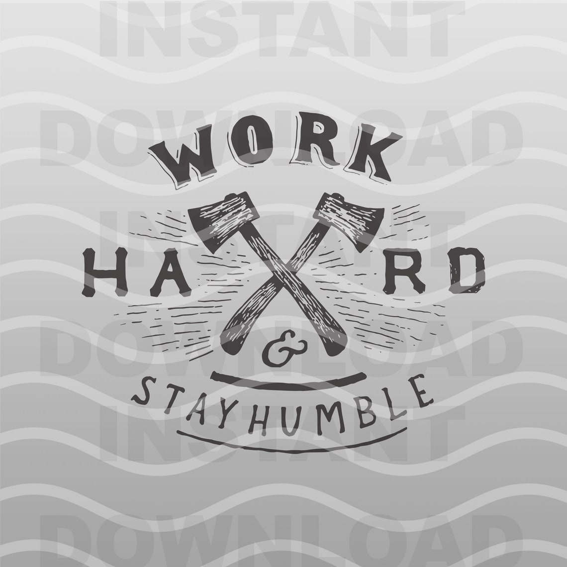 Hustle Hard SVG Stay Humble Work Hard & Harder at Work | Etsy