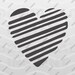 Striped Heart SVG | Valentine Clipart | Valentines Heart Stripes Cricut ...