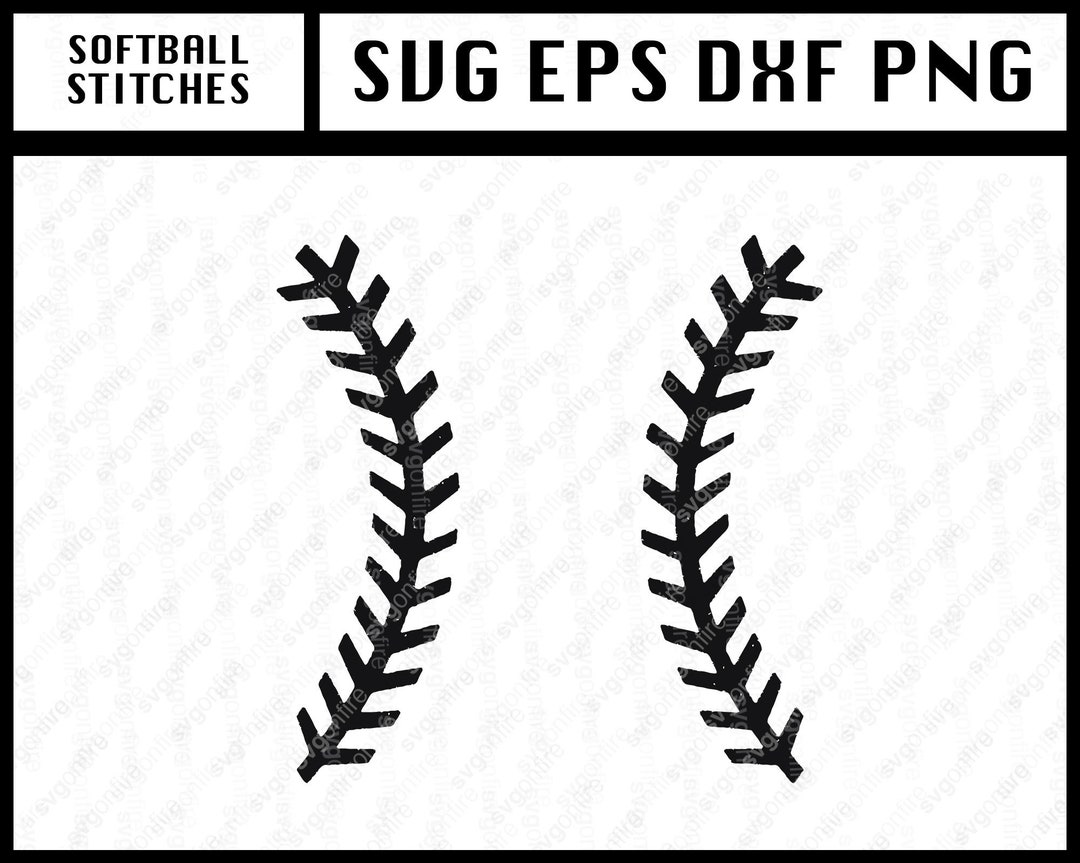 Softball Stitches SVG, Baseball Stitches SVG, Digital File Download - Etsy
