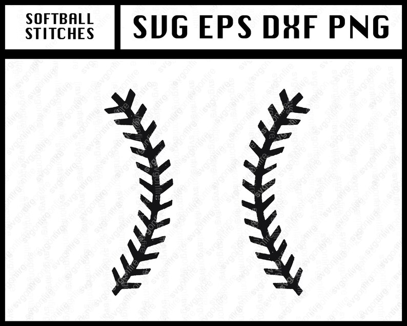 Softball Stitches SVG, Baseball Stitches SVG, Digital File Download - Etsy