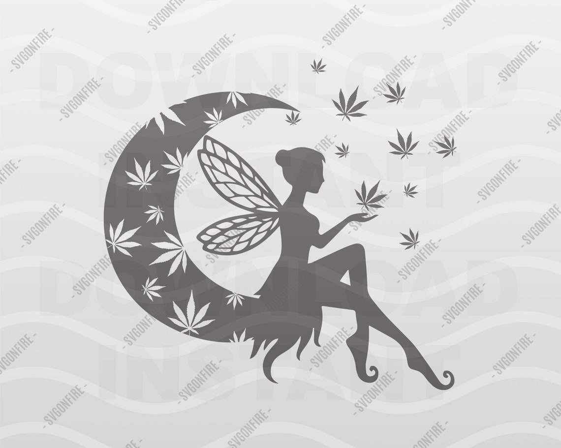 Weed Fairy SVG 420 Tinkerbell Marijuana Lovers Clipart - Etsy